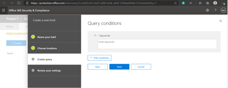 Core eDiscovery in Microsoft 365
